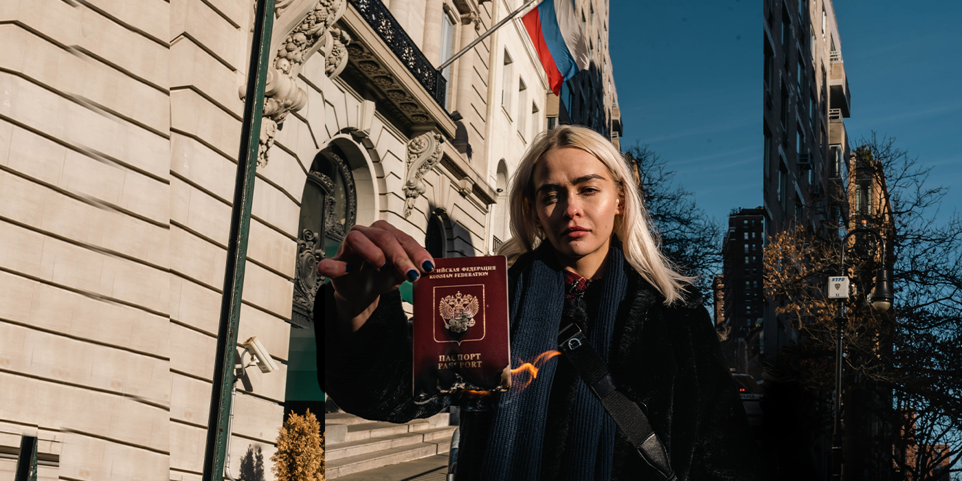 A Russian Artist Filmed Her Burning Passport to Make an NFT to Aid Ukraine